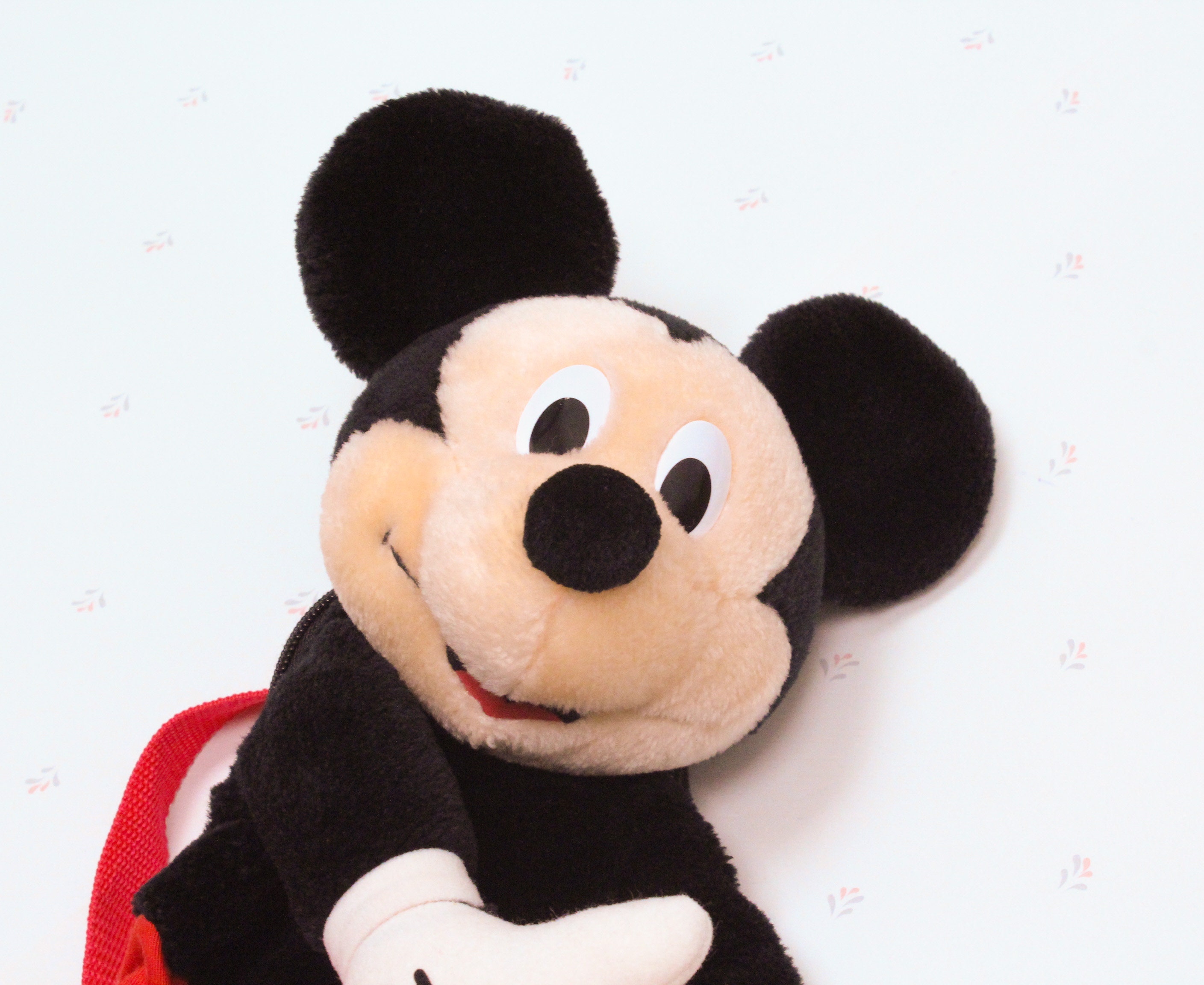 Mickey Mouse Backpack Mickey Mouse Bag Plush Mickey Bag | Etsy