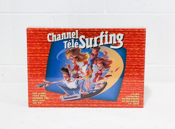 Channel Surfing Board Game 90s Vintage Games 90s TV Game for | Etsy