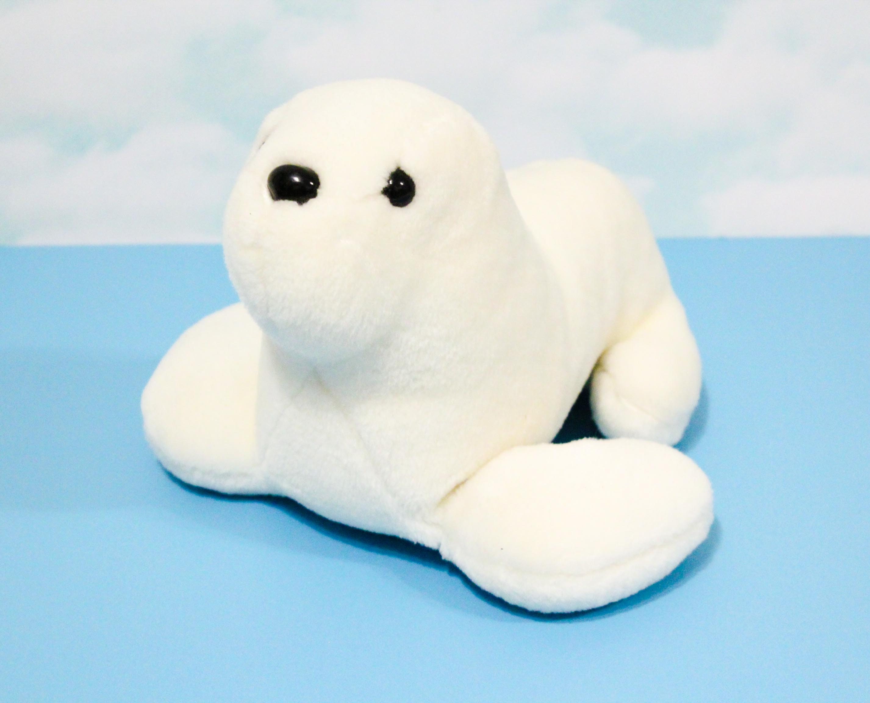 80s Vintage Sea World Seal Toy Plush Baby Harp Seal Plush Toy Stuffed Animal Toy for Kid 80s Plush Seal Etsy UK