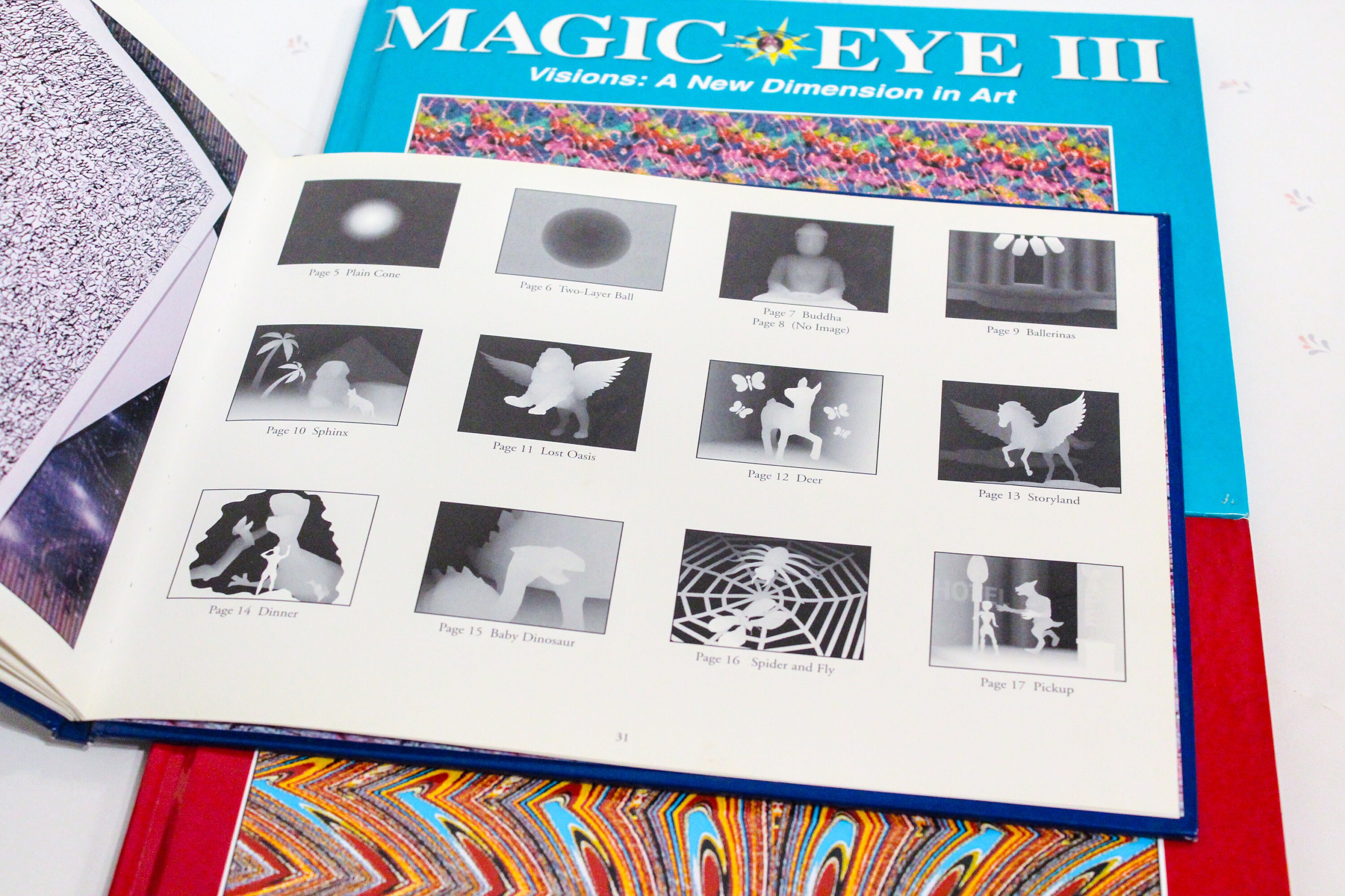 1990s Magic Eye Book Collection 90s Kids Book Set Optical | Etsy