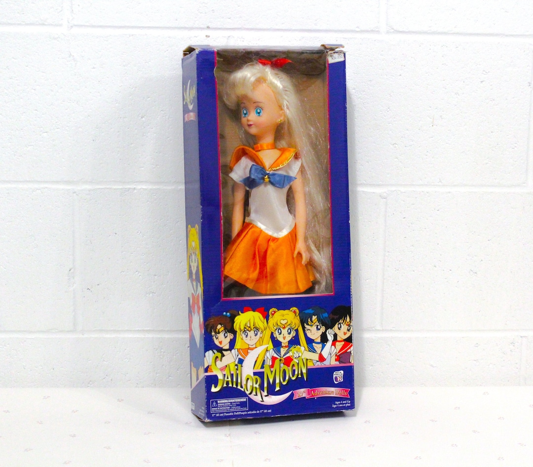 Vintage 1996 Irwin 17" Sailor Venus Doll - Original Box, Doll Stand ...