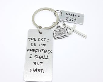 Bible verse keychain | Etsy