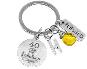 Happy Birthday Key Chain - Etsy