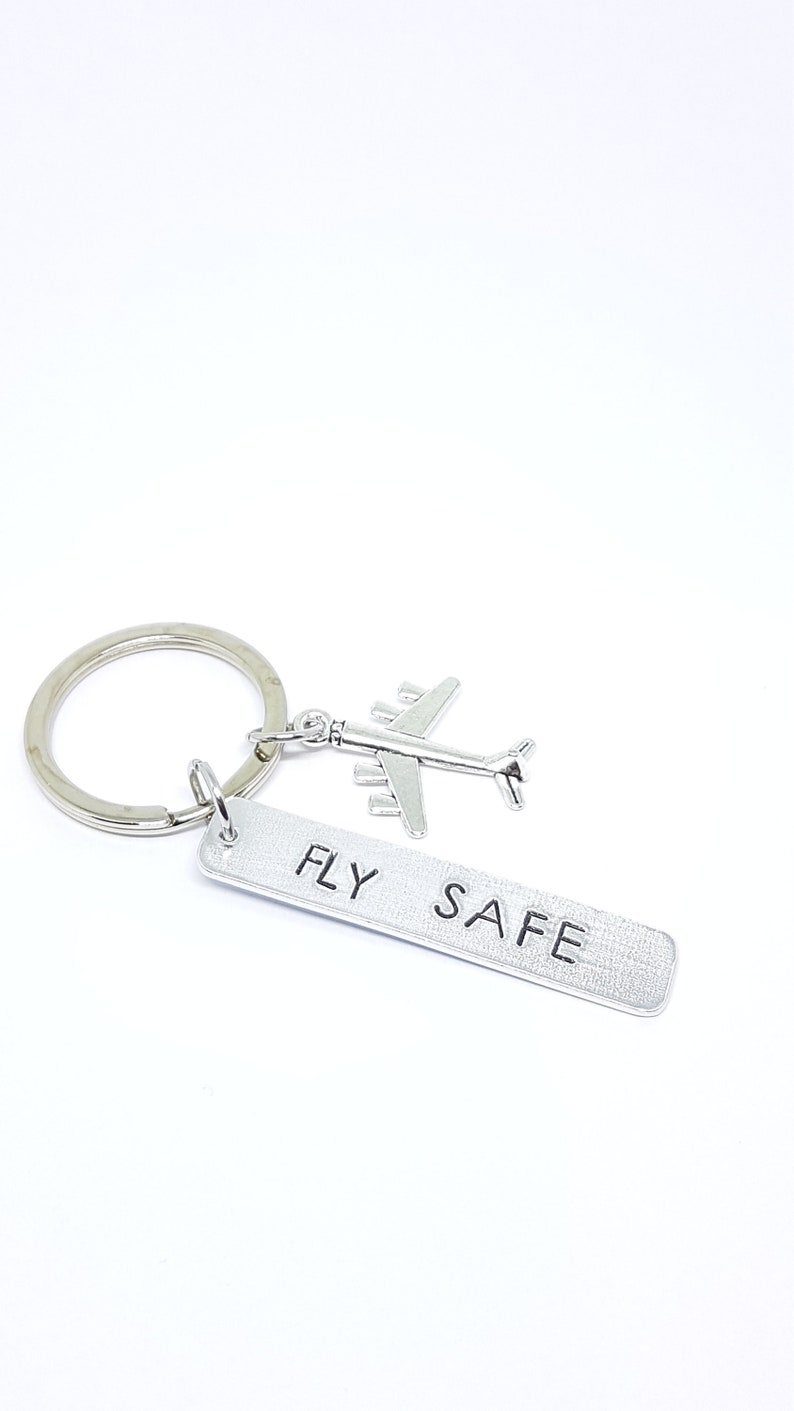 Fly Safe Key Chain Gift for Pilot Gift for Flight Attendant | Etsy
