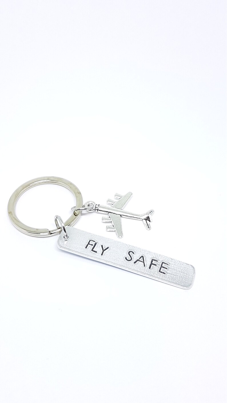 Fly Safe Key Chain Gift for Pilot Gift for Flight Attendant | Etsy