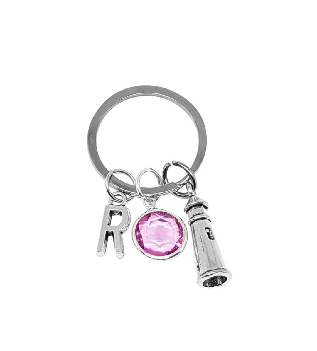 Lighthouse Keychain, 3D Lighthouse Keyring, Lighthouse Keyring ...