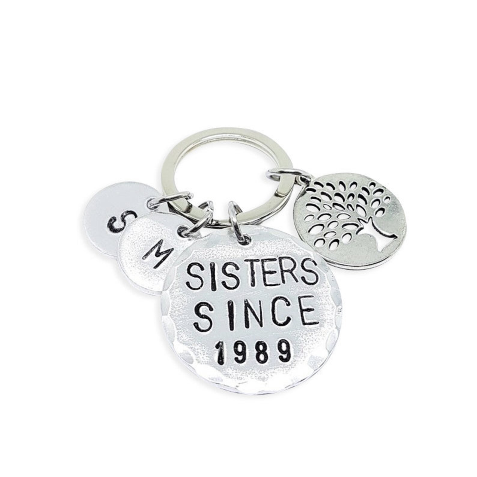 Sisters Keychain Personalized Keychain Aluminium Sisters - Etsy