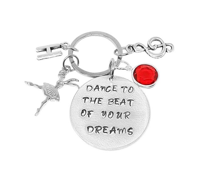 Dance Keychain Dance to the Beat of Your Dreams Key Chain - Etsy