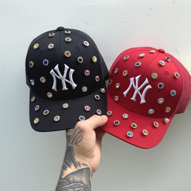 Snapback Bling Hats - Etsy