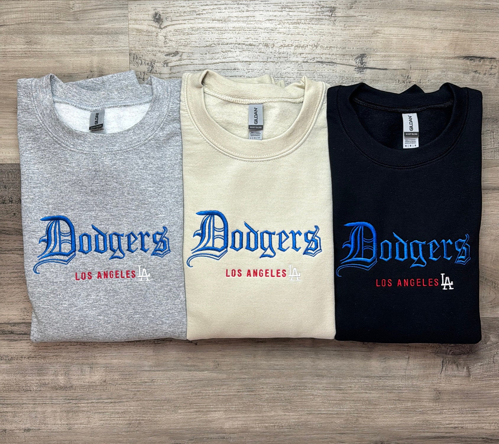 Embroidered Dodger Vintage Sweatshirt, Dodger World Series Crewneck ...