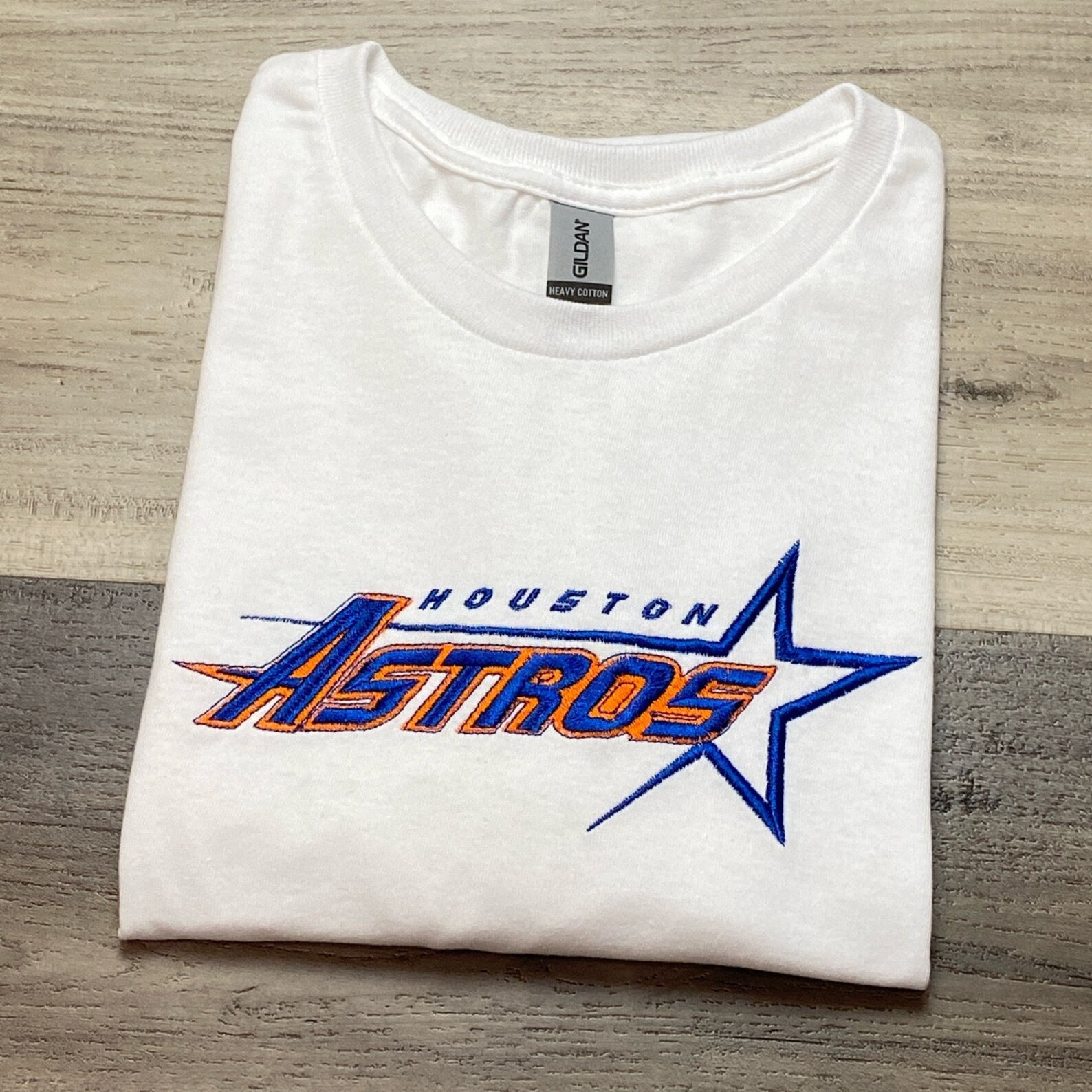 Houston Astros Embroidered T-shirt, Baseball Shirt, World Series Tee ...