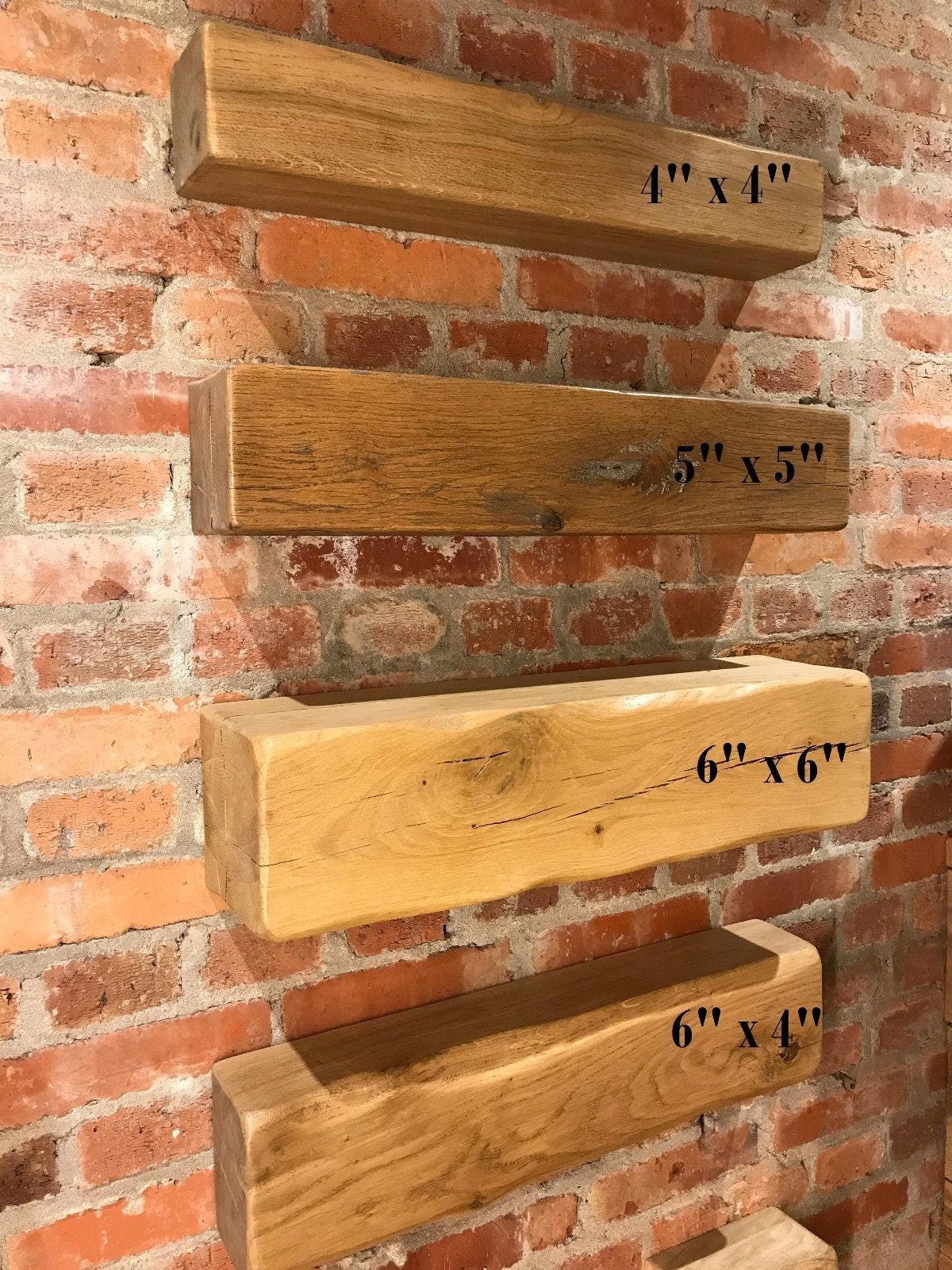 Oak Beam Mantle Mantel Piece 5 X 5 Handmade Rustic Kiln Dried - Etsy UK