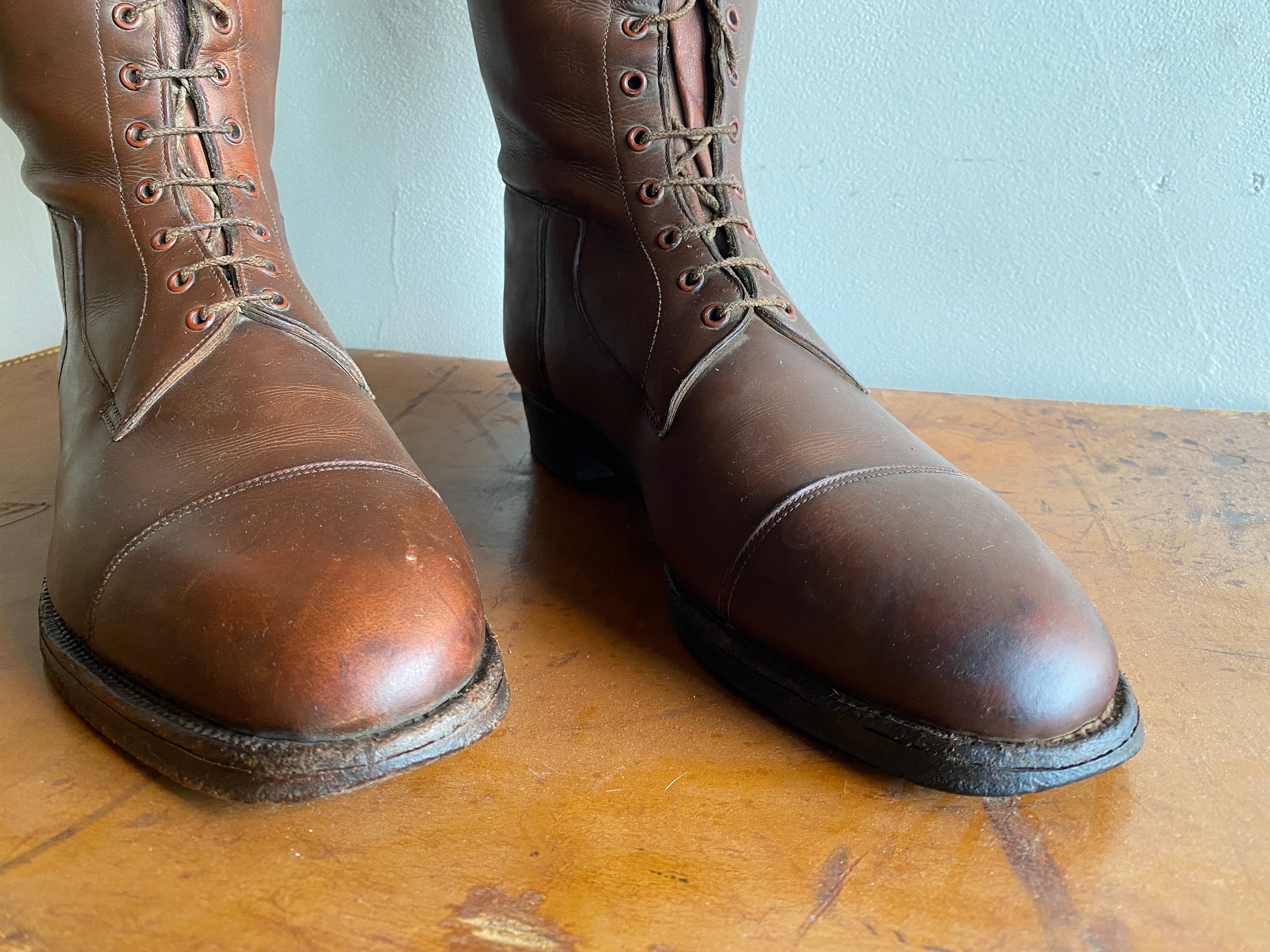 Antique Pair of WWI British Leather Cavalry Officer’s Riding Boots - Etsy