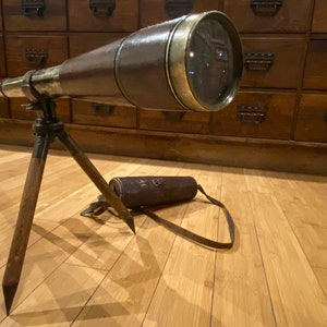 WW1 British Sniper Spotting Scope, Tripod & Case - Etsy