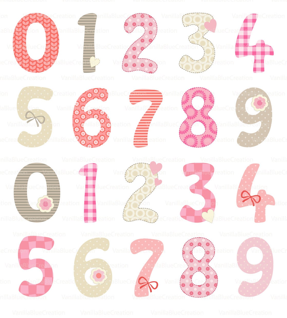 Clipart Number, Clipart Numbers, Clipart Birth, Clipart Invitation ...