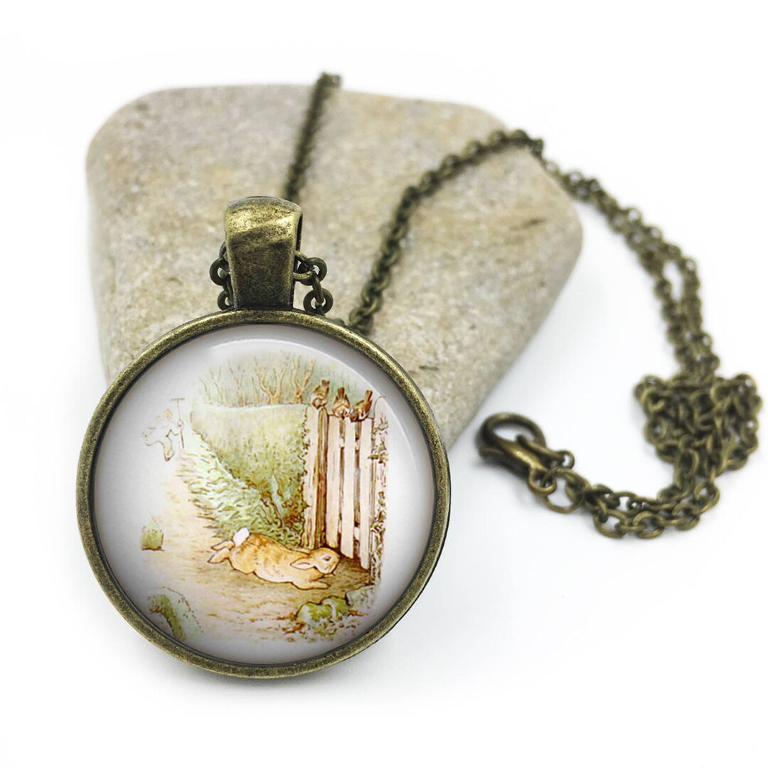 Peter Rabbit Necklace, Beatrix Potter Jewellery, Peter Rabbit Jewelry ...