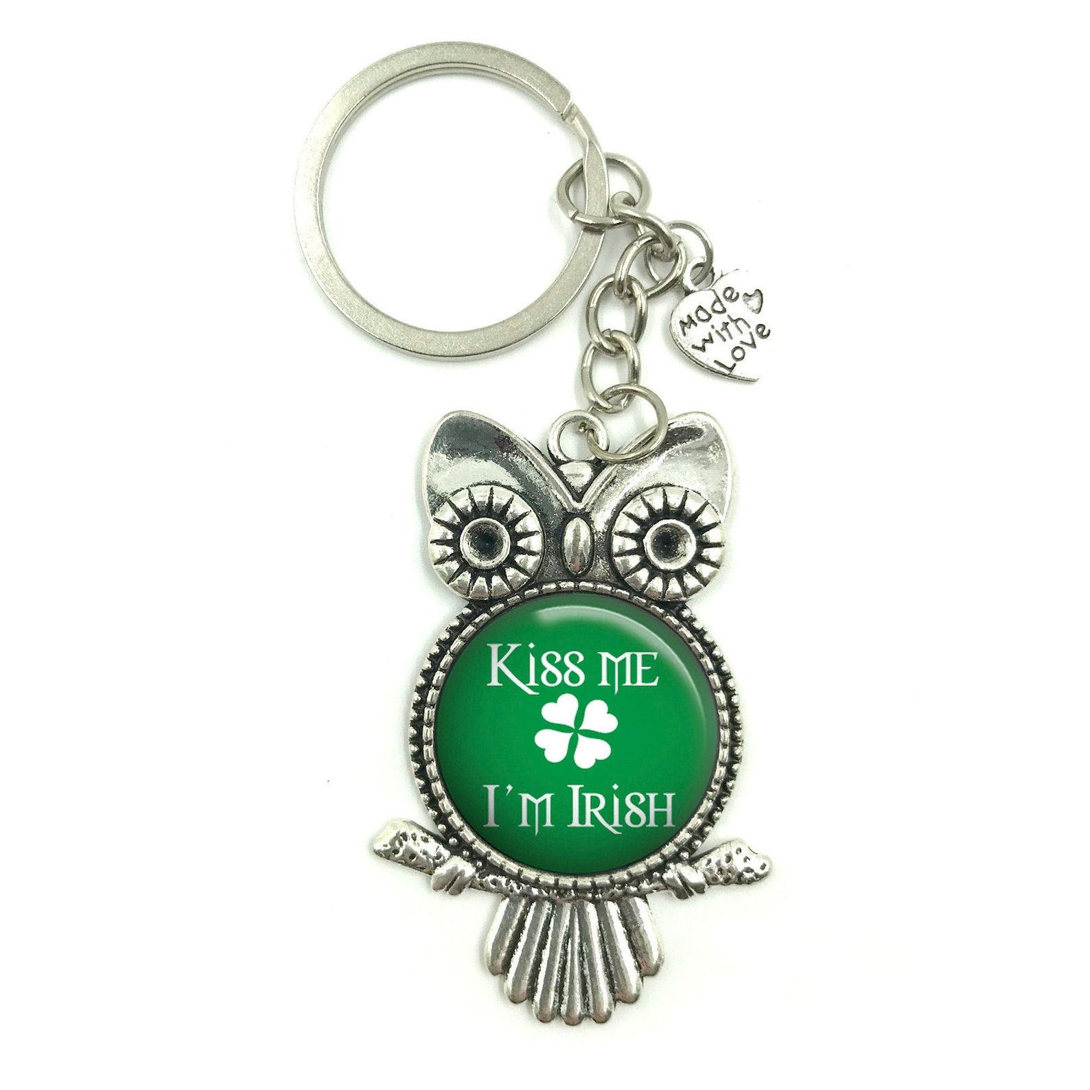 St Patricks Day Keyring Irish Keychain Leprechaun Luck of - Etsy