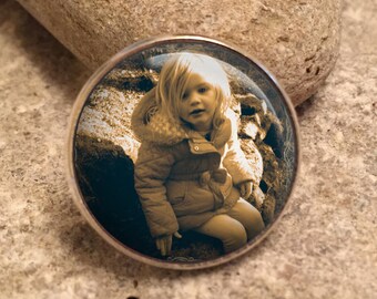 Photo Lapel Pin | Etsy