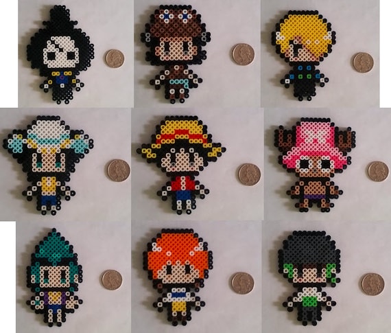 One Piece Perler Bead Characters