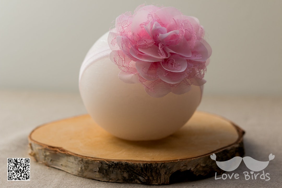 Hairband With Flower Photo Toddlers Pink - Etsy New Zealand