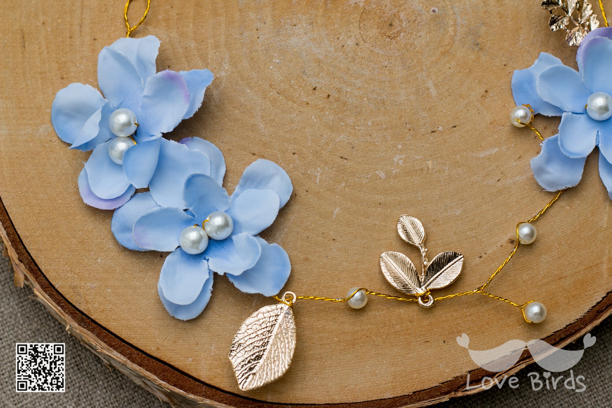 Corona nupcial vid de pelo corona con hojas / flores - Etsy España