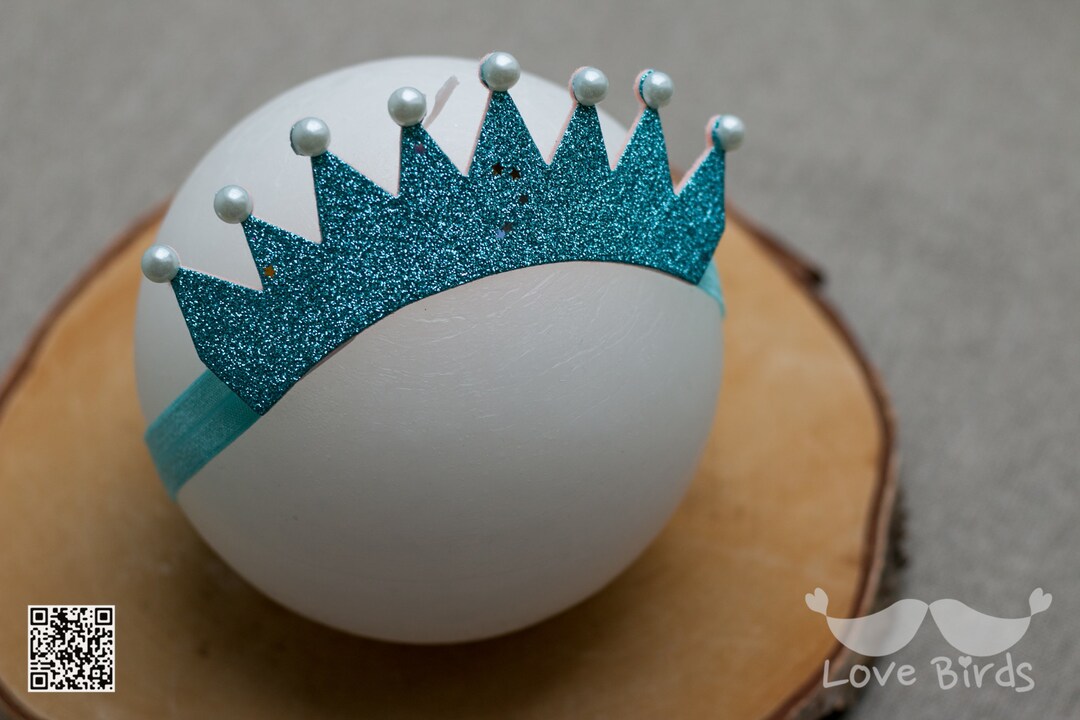 Princesses Crown Set With Half Pearls - Blue -, Children's Hair ...