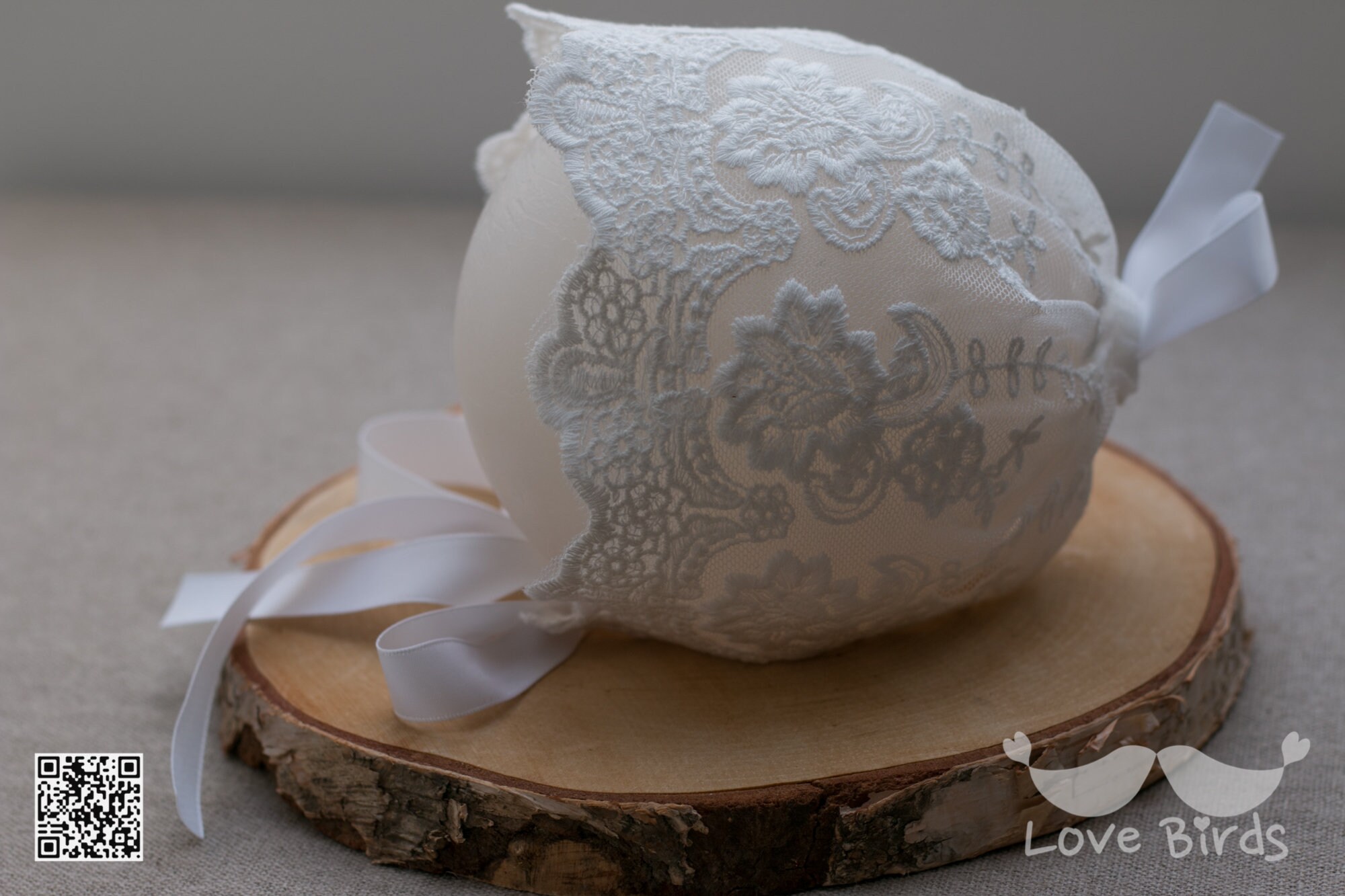 Photoset Consisting of Baby Hat and Mohair Wrap for Newborns Creamy ...