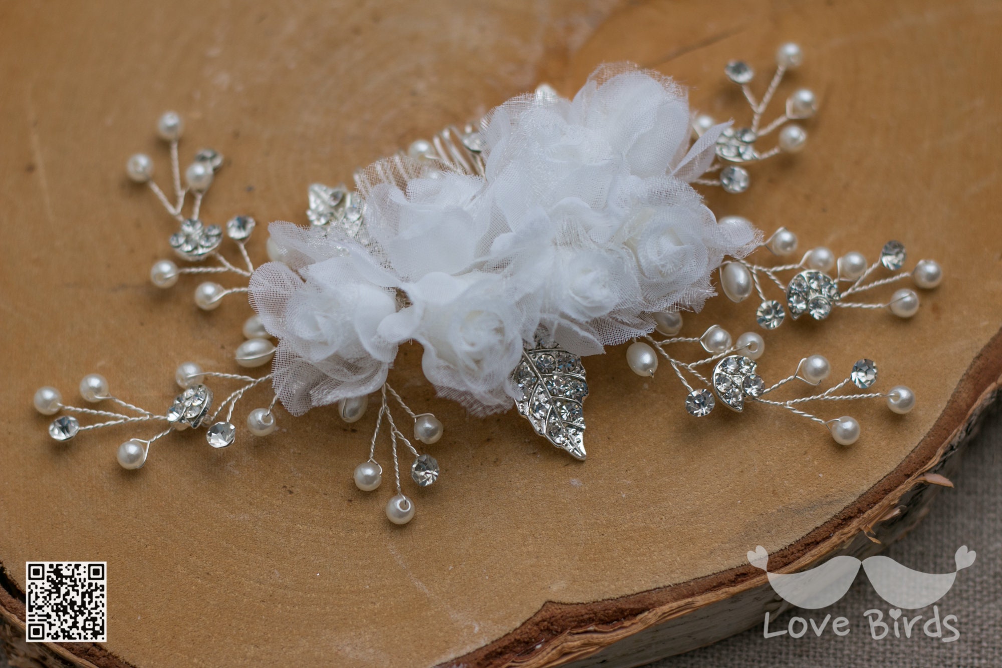 Cabeza de joyería con cuentas nupcial tiara peine de pelo - Etsy España