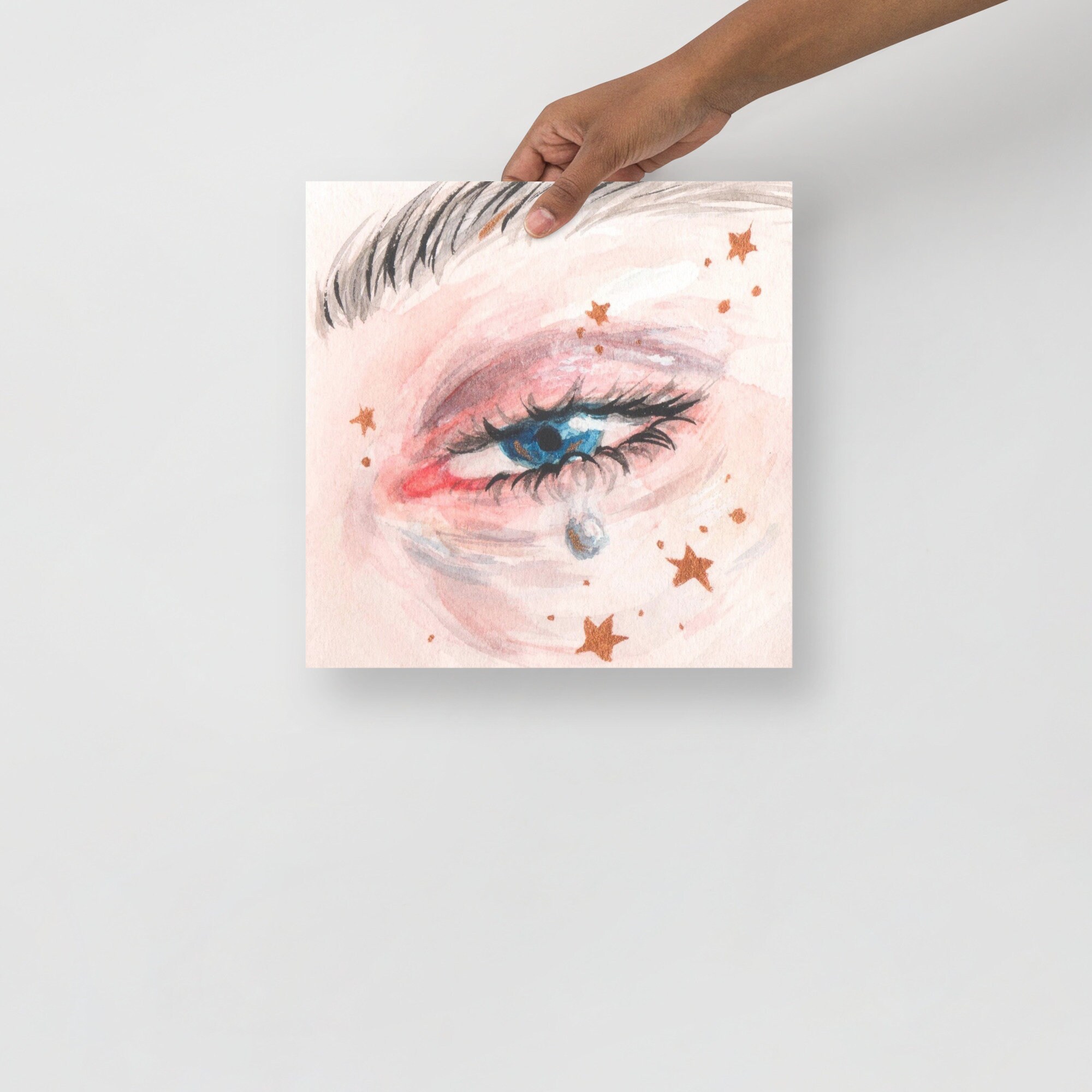 Crying Eye Watercolor