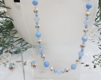 Beautiful Handmade Aqua/paraiba Color Apatite With 14k Gold Necklace ...