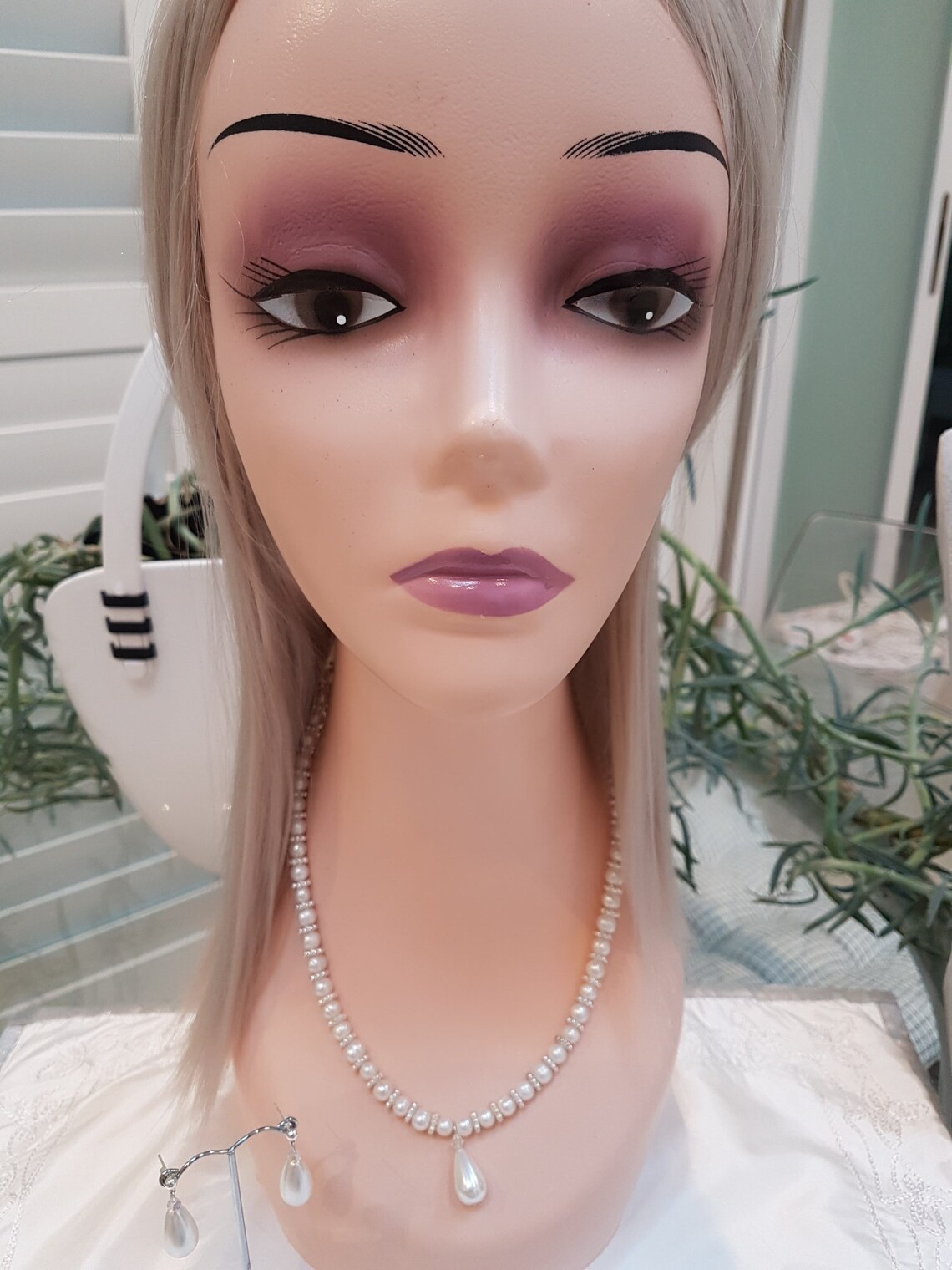 Freshwater Pearls With Matching Drop Shell Pearl Earrings - Etsy