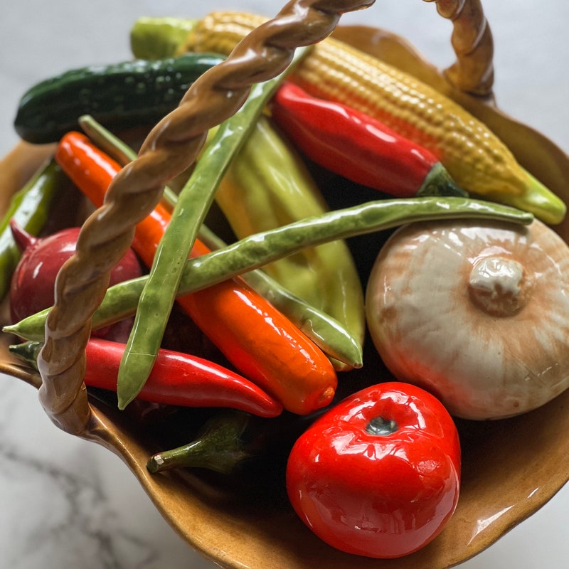 Ceramic Fruit and Vegetables - Etsy