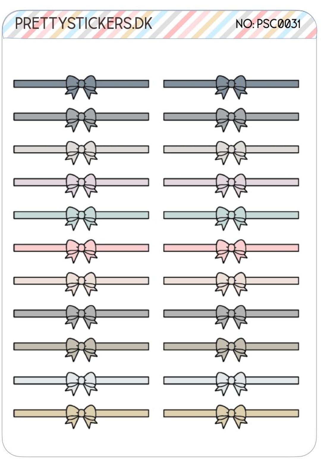 Bow Dividers 4 - Psc0031 - Etsy