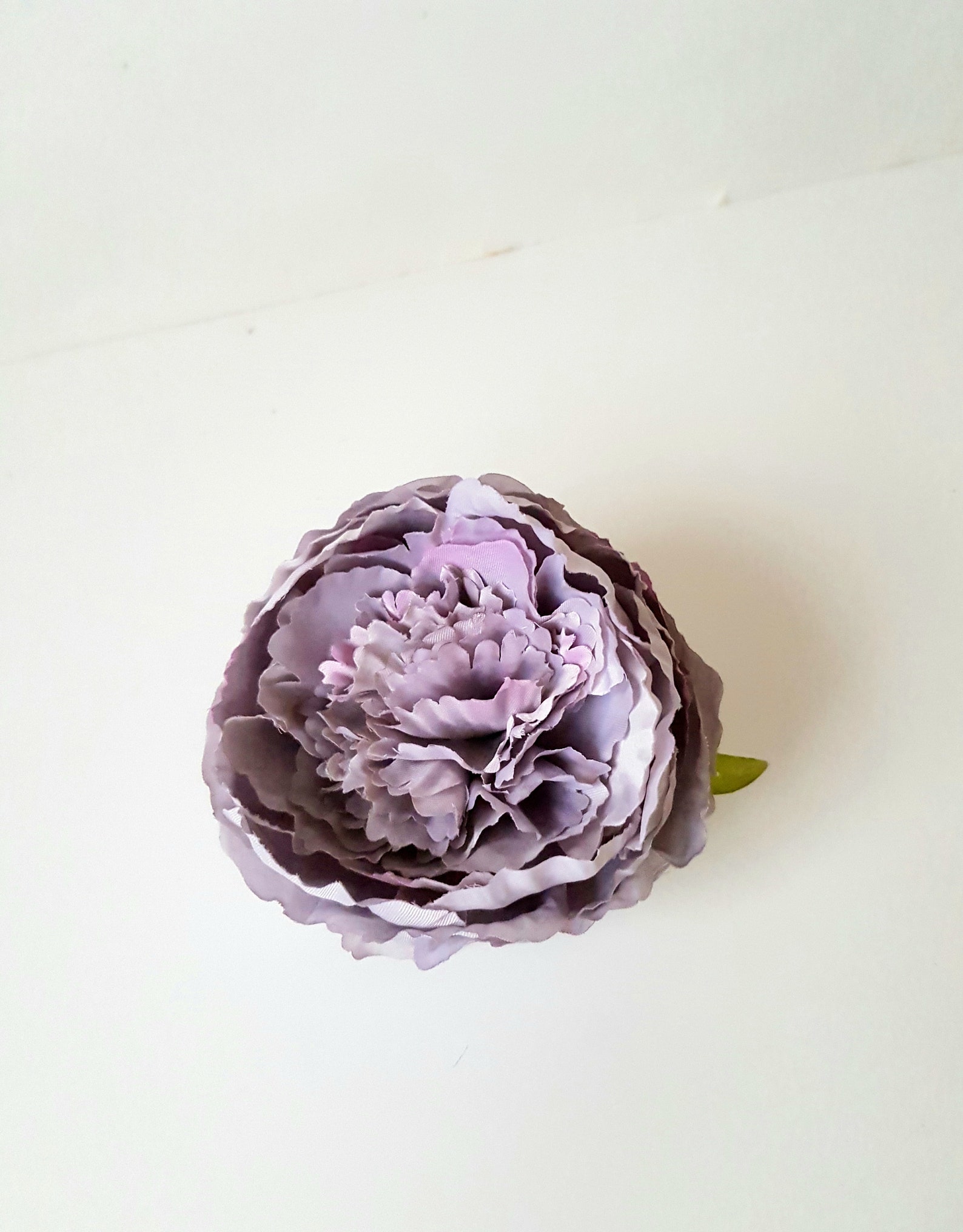 1 Jumbo Gray Silk Peony Grey Artificial Flowers Big Peony | Etsy