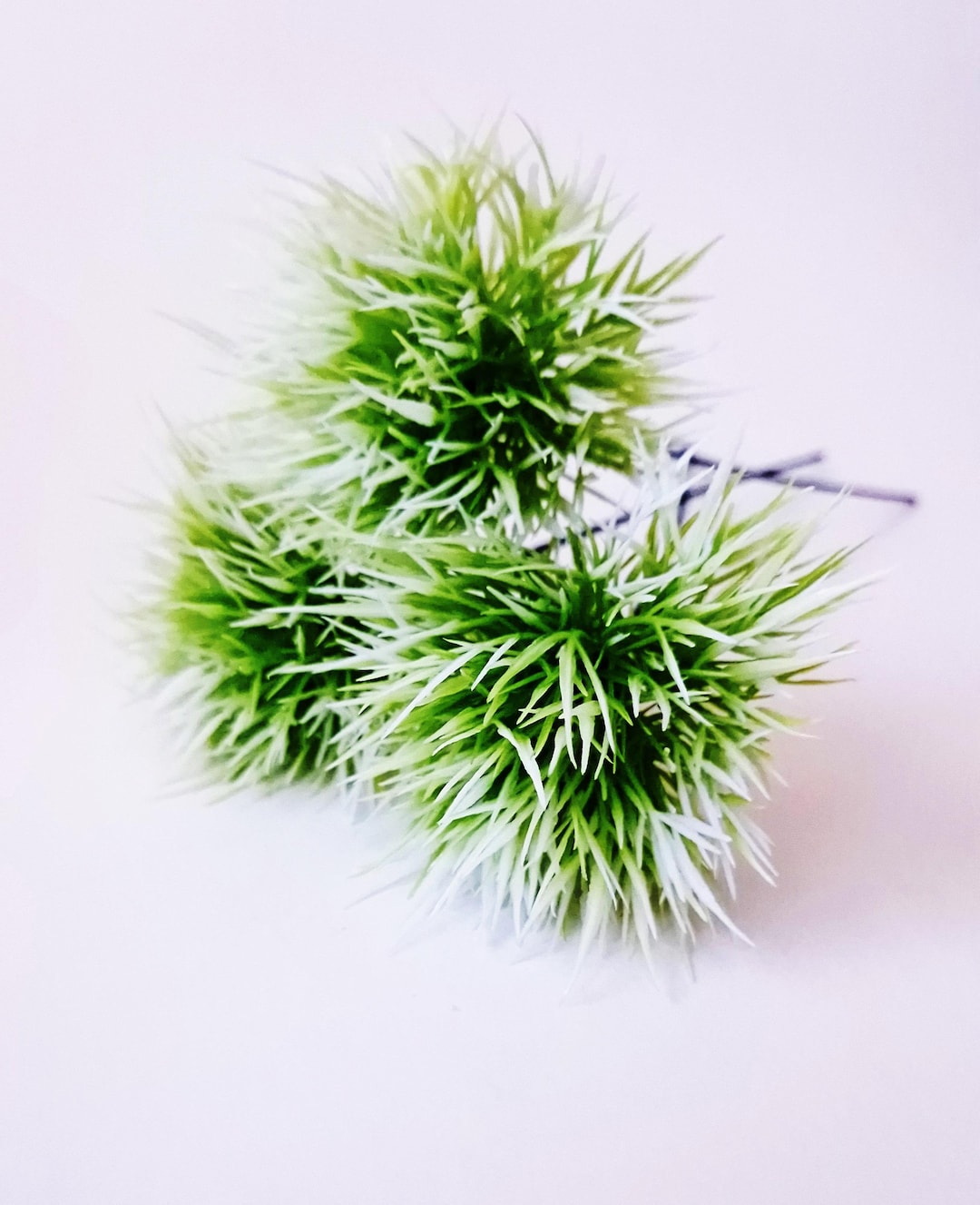 3 Greenery Heads on STEMS, High Quality Plastic Artificial Garlic ...