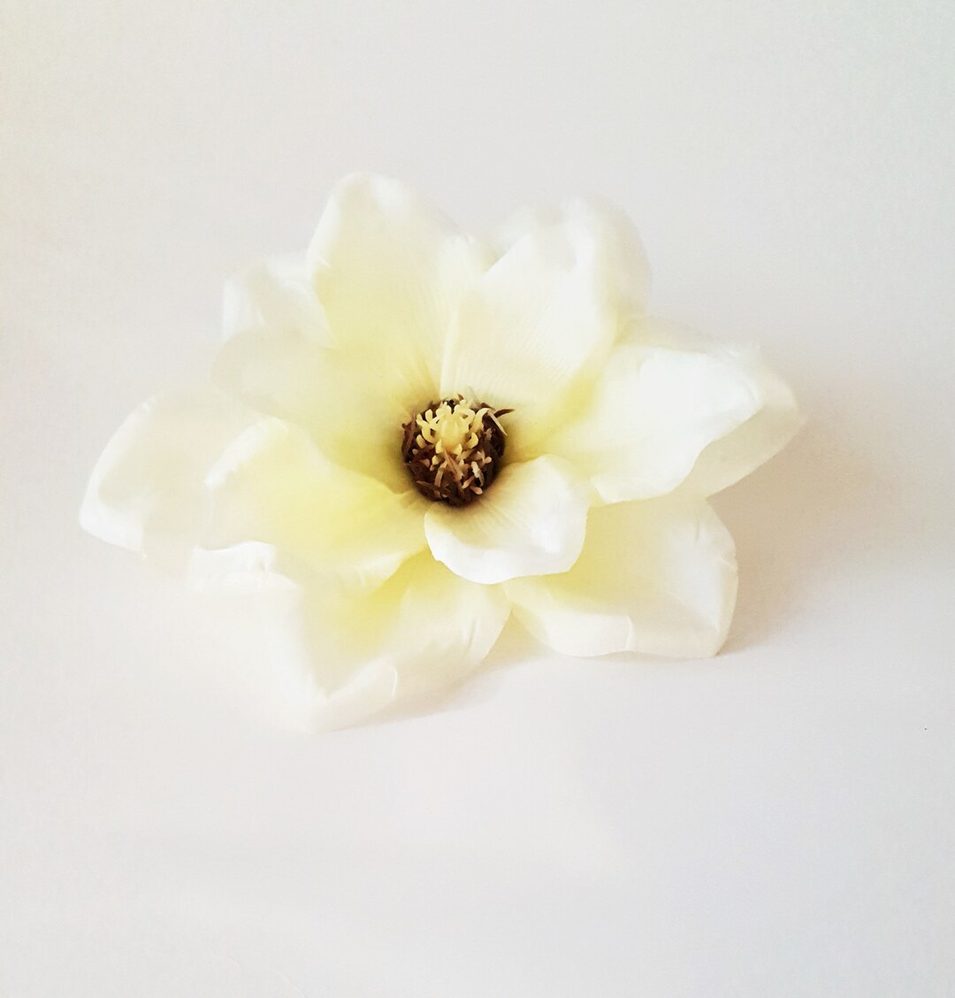 1 Giant Silk Creamy White Magnolia 9" Artificial Flowers Magnolias ...