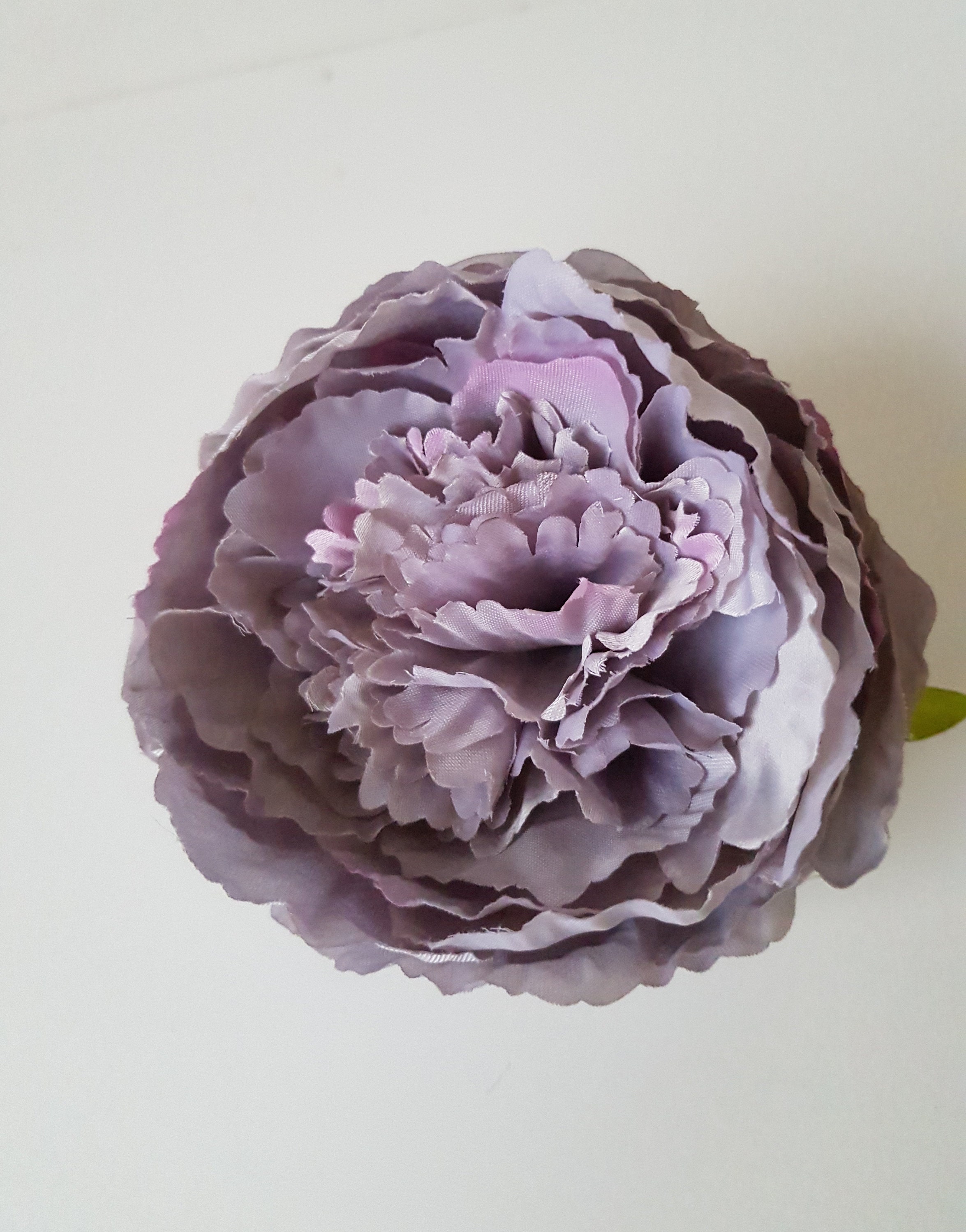 1 Jumbo Gray Silk Peony Grey Artificial Flowers Big Peony | Etsy