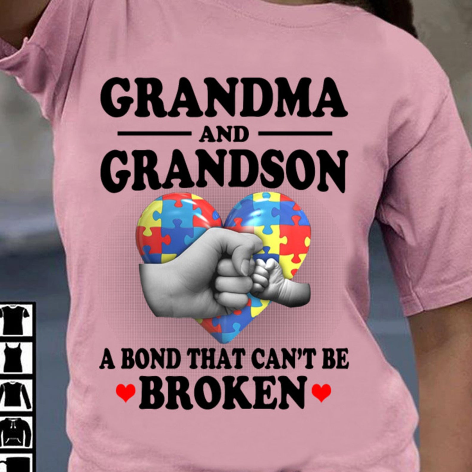 Autism Grandma And Grandson A Bond That Cant Be Broken Etsy
