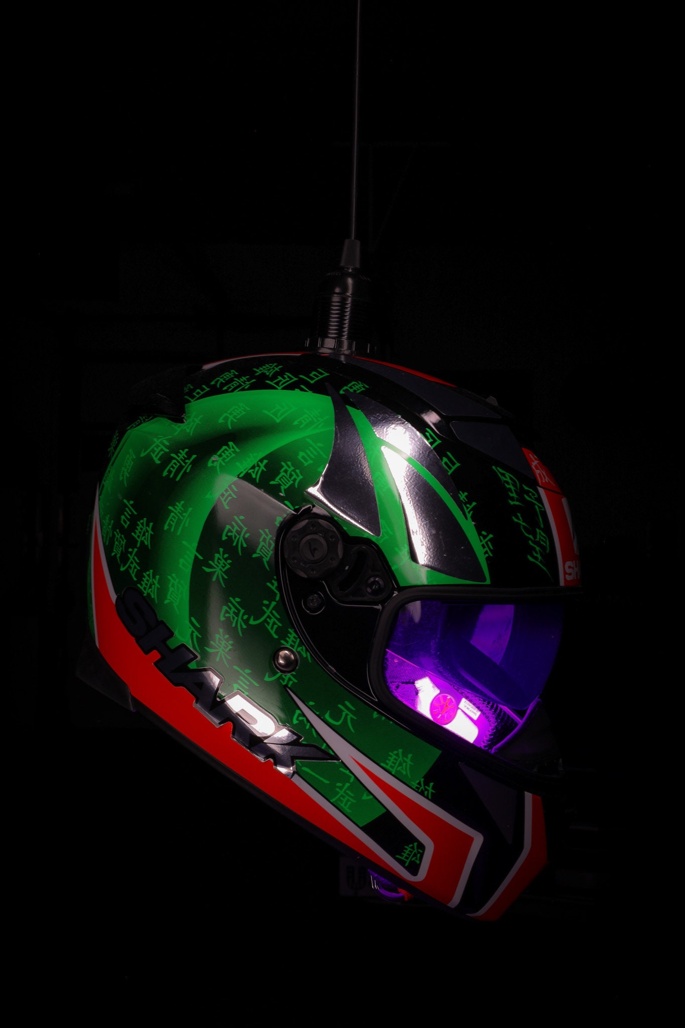 Motorcycle Helmet Hanging Lamp - Etsy