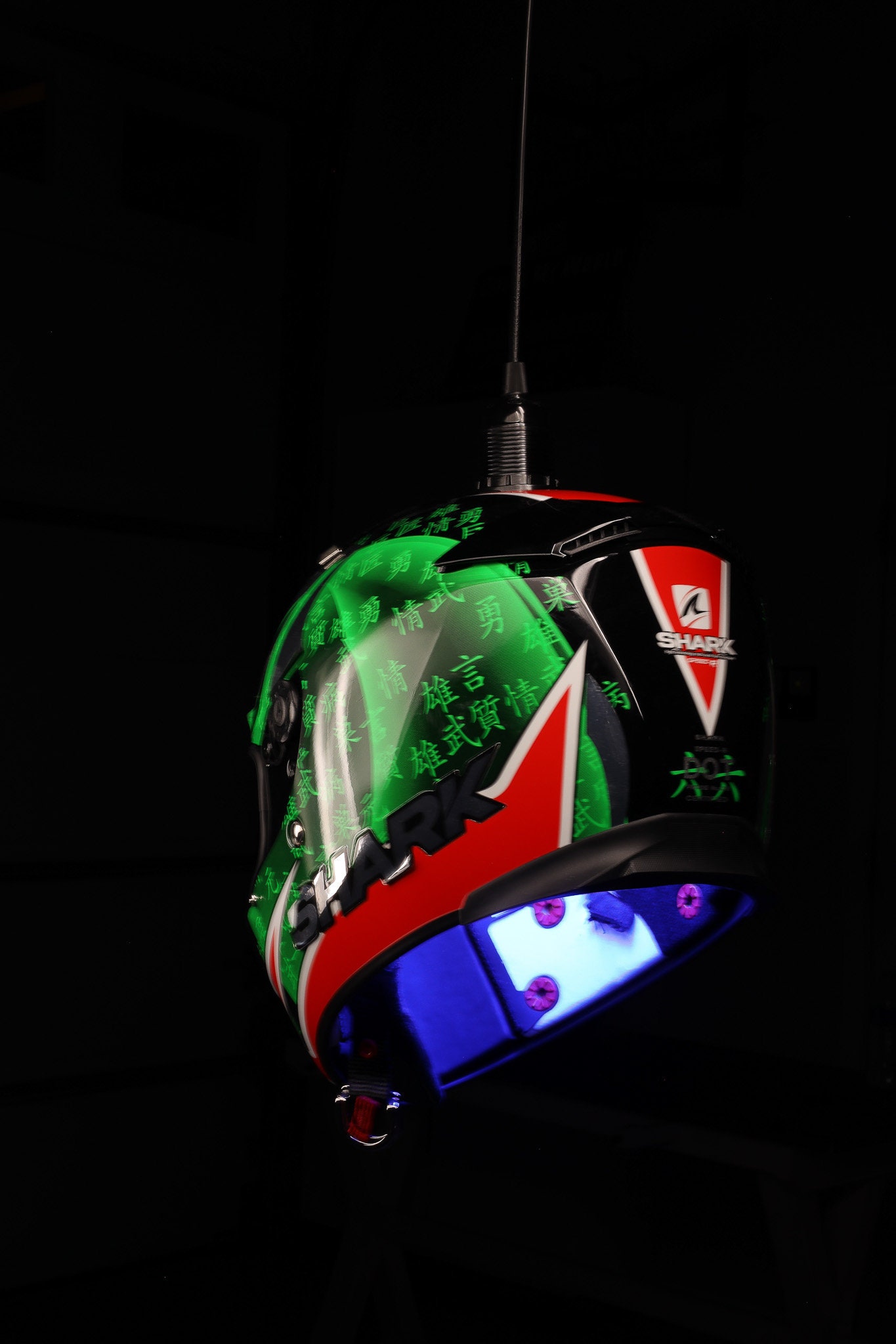 Motorcycle Helmet Hanging Lamp - Etsy