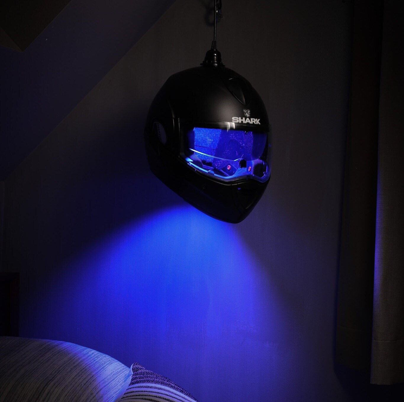 Motorcycle Helmet Lamp - Etsy