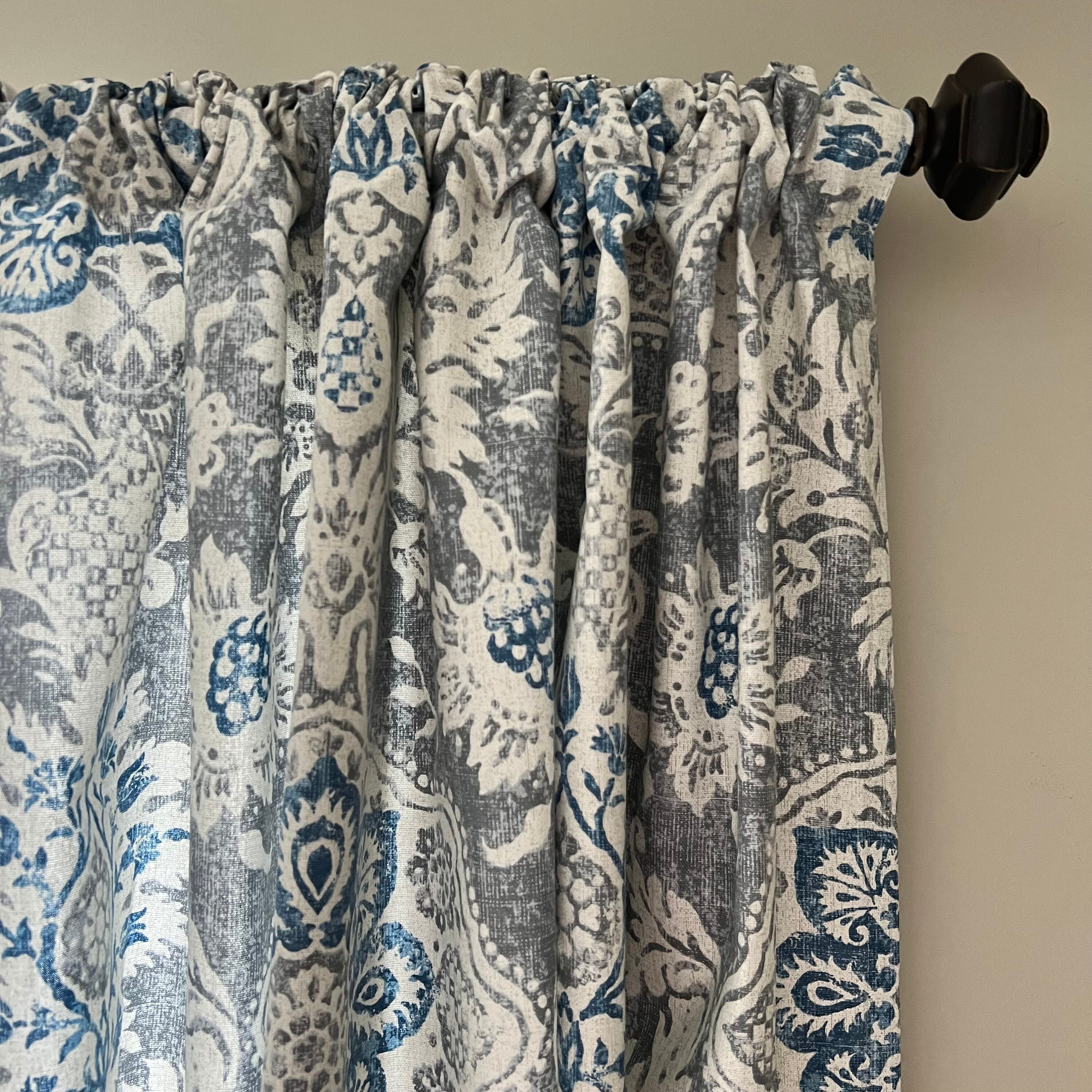 Custom Made Drapery Panels and Valance in Magnolia Home | Etsy