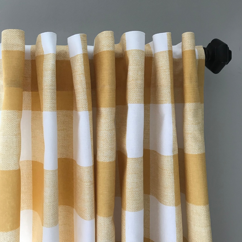 Buffalo Check Valance - Etsy