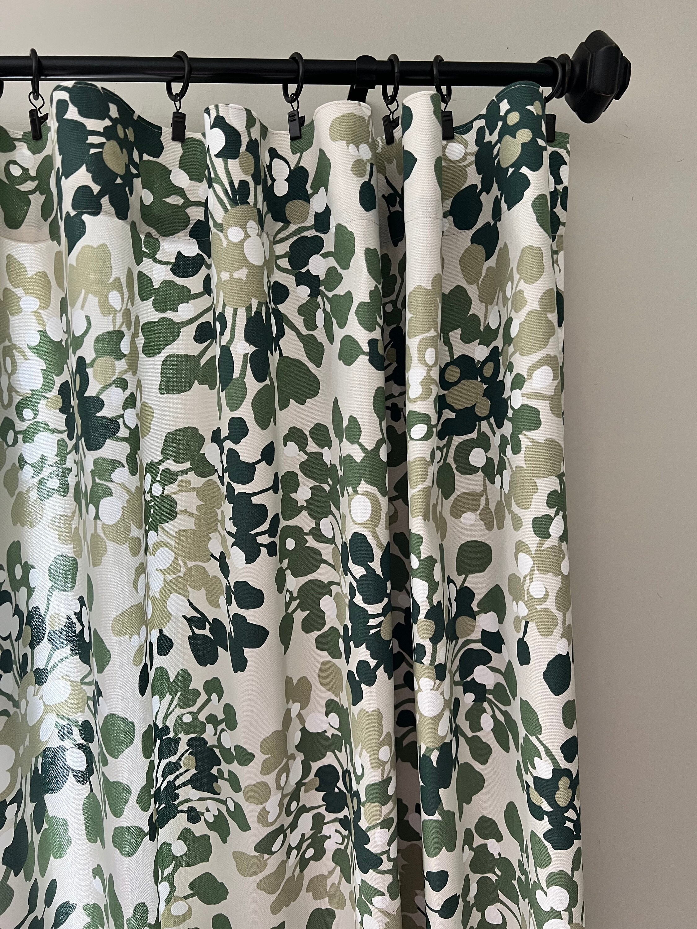 Drapery Panels and Valance in Magnolia Home Fashions Starlight | Etsy