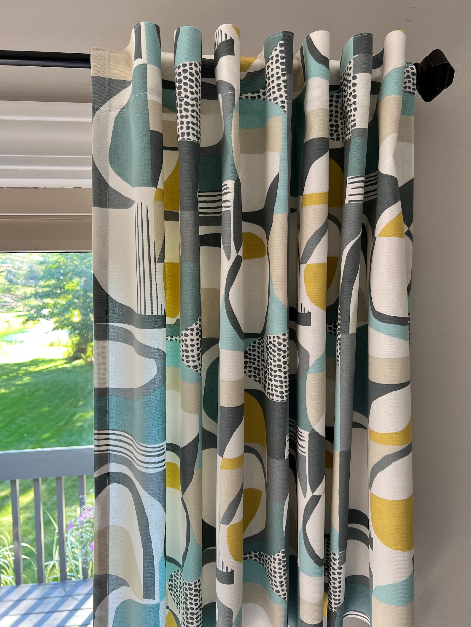 Mid-century Modern Drapery Panels or Valance in Covington Moyano Spa ...