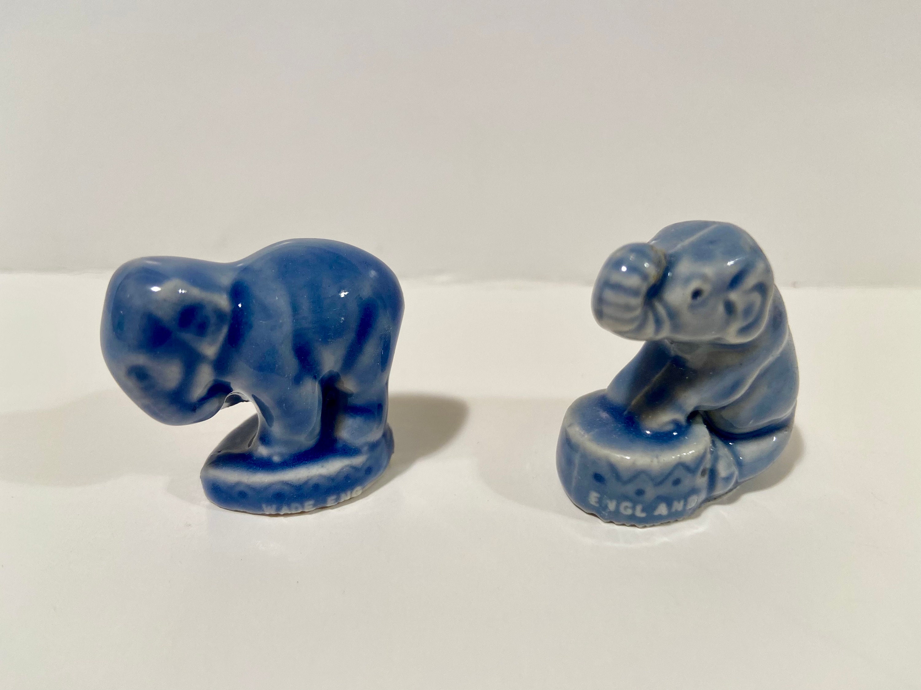 Vintage Wade Whimsies Circus Carnival Figurines England Tiger, Monkey ...