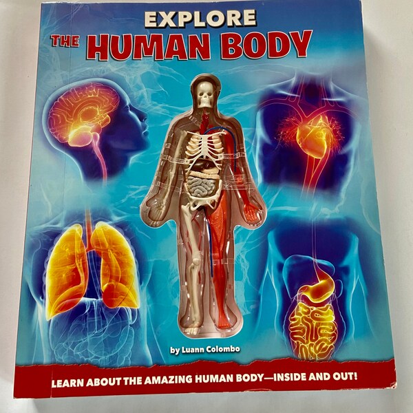 Human Body Book - Etsy
