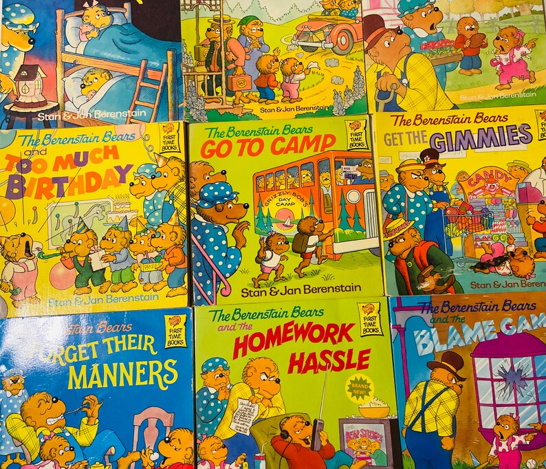 Vintage Children’s Books the Berenstain Bears by Stan & Jan Berenstain ...