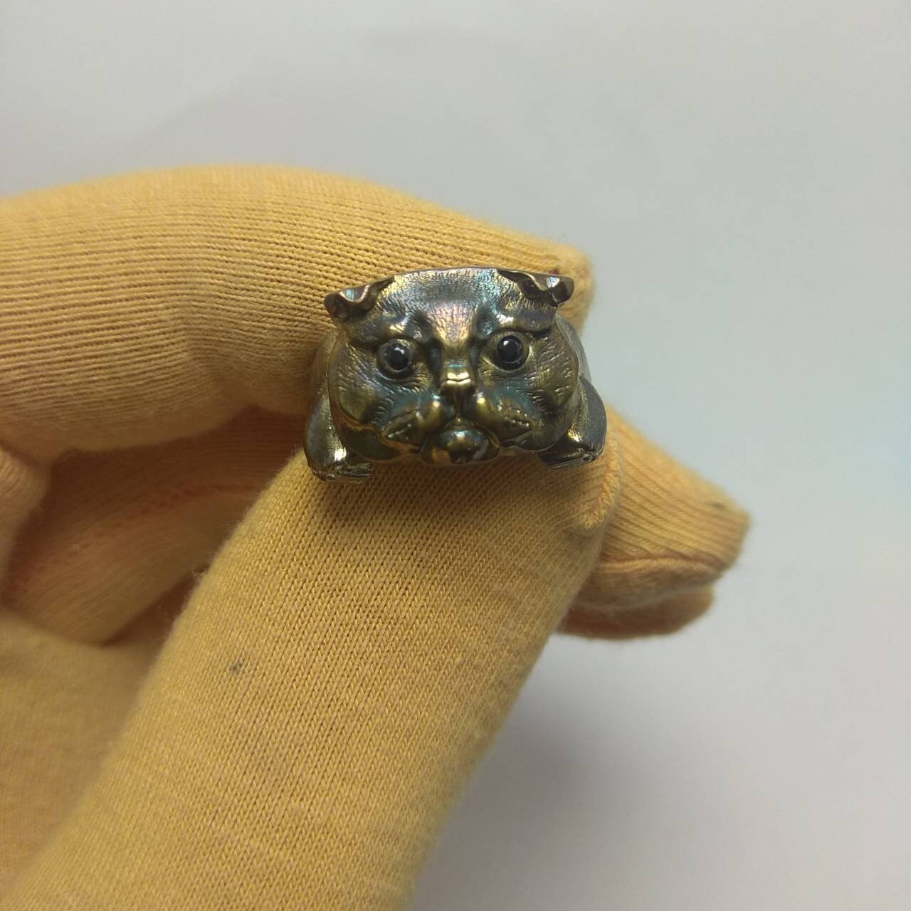 Cat Ring. Sterling Silver. Scottish Cat | Etsy