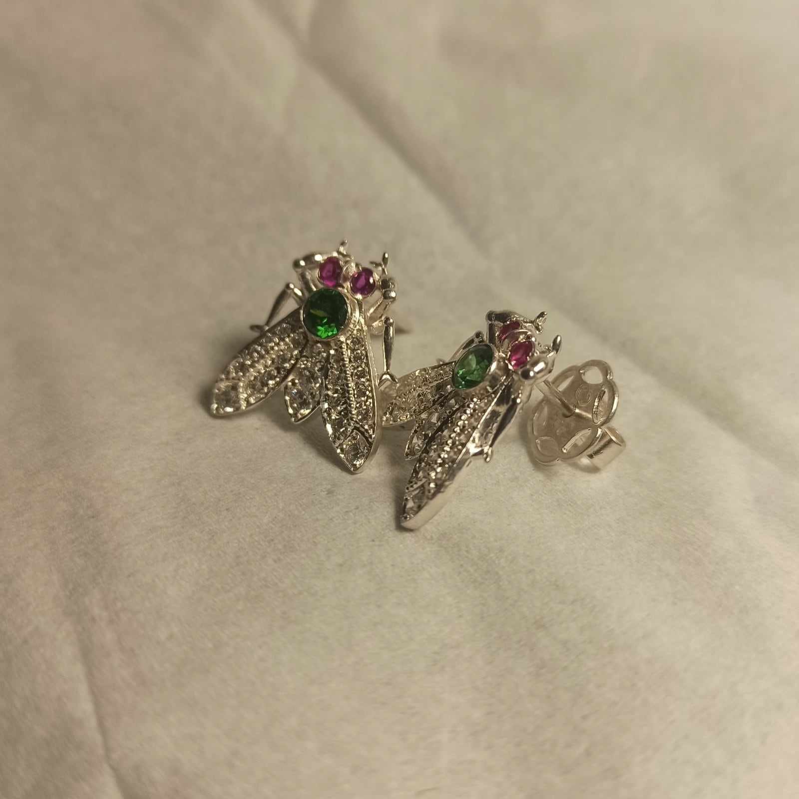 Unique Fly Insect Stud Earrings for Women, Modern Jewelry. Earrings ...